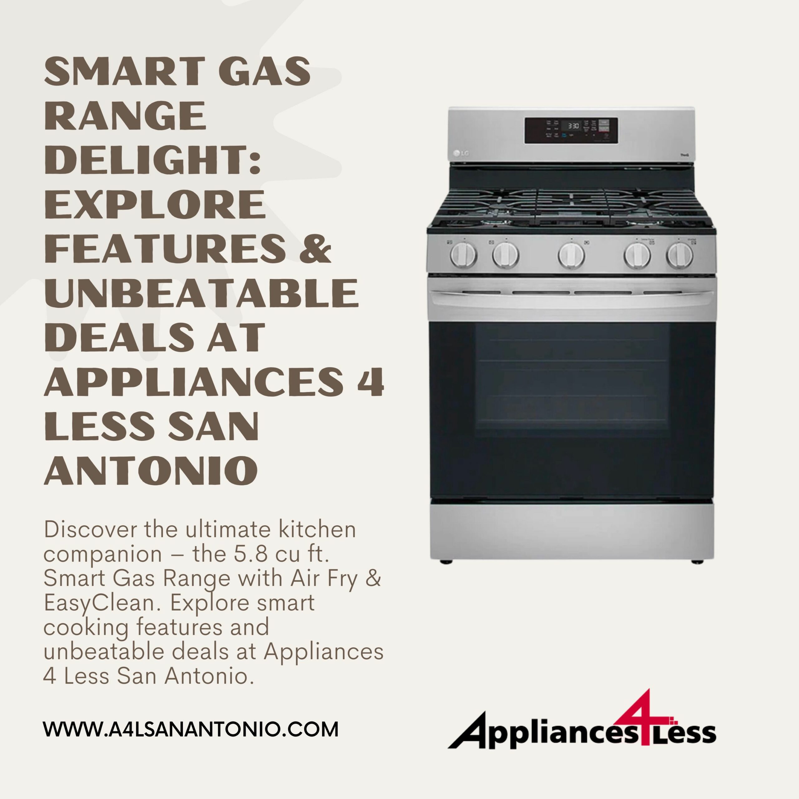 Smart Gas Range Delight: Explore Features & Unbeatable Deals at ...